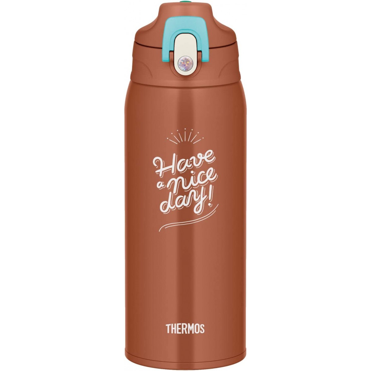 Thermos Vacuum Insulated 2-Way Water Bottle 800ml（Brown Plaid）Household ...